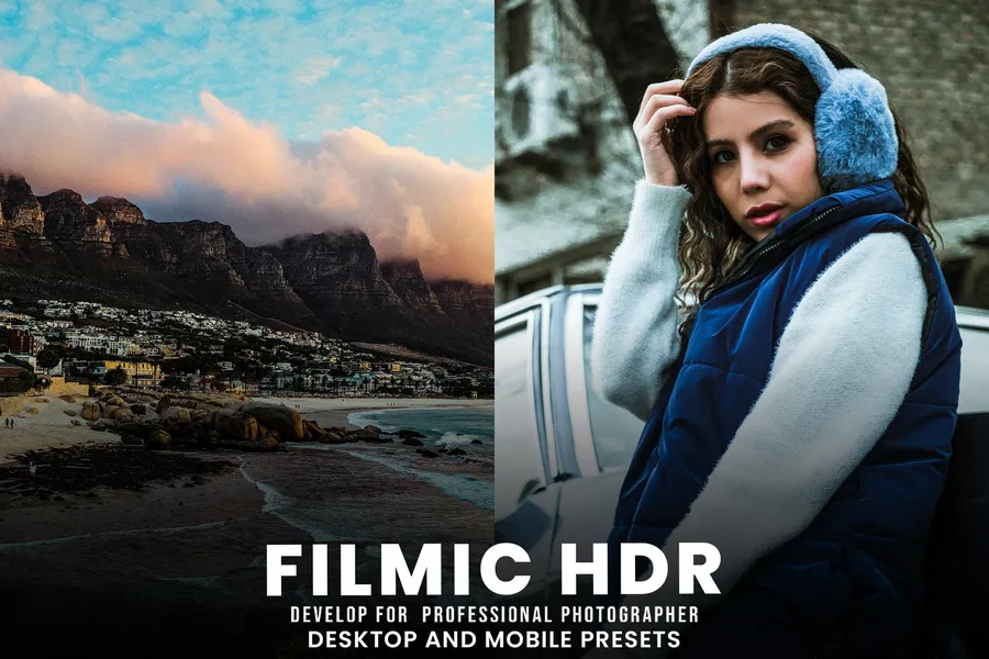 Filmic HDR – Desktop and Mobile Presets | Free Design Add-On from Pixlayer.net